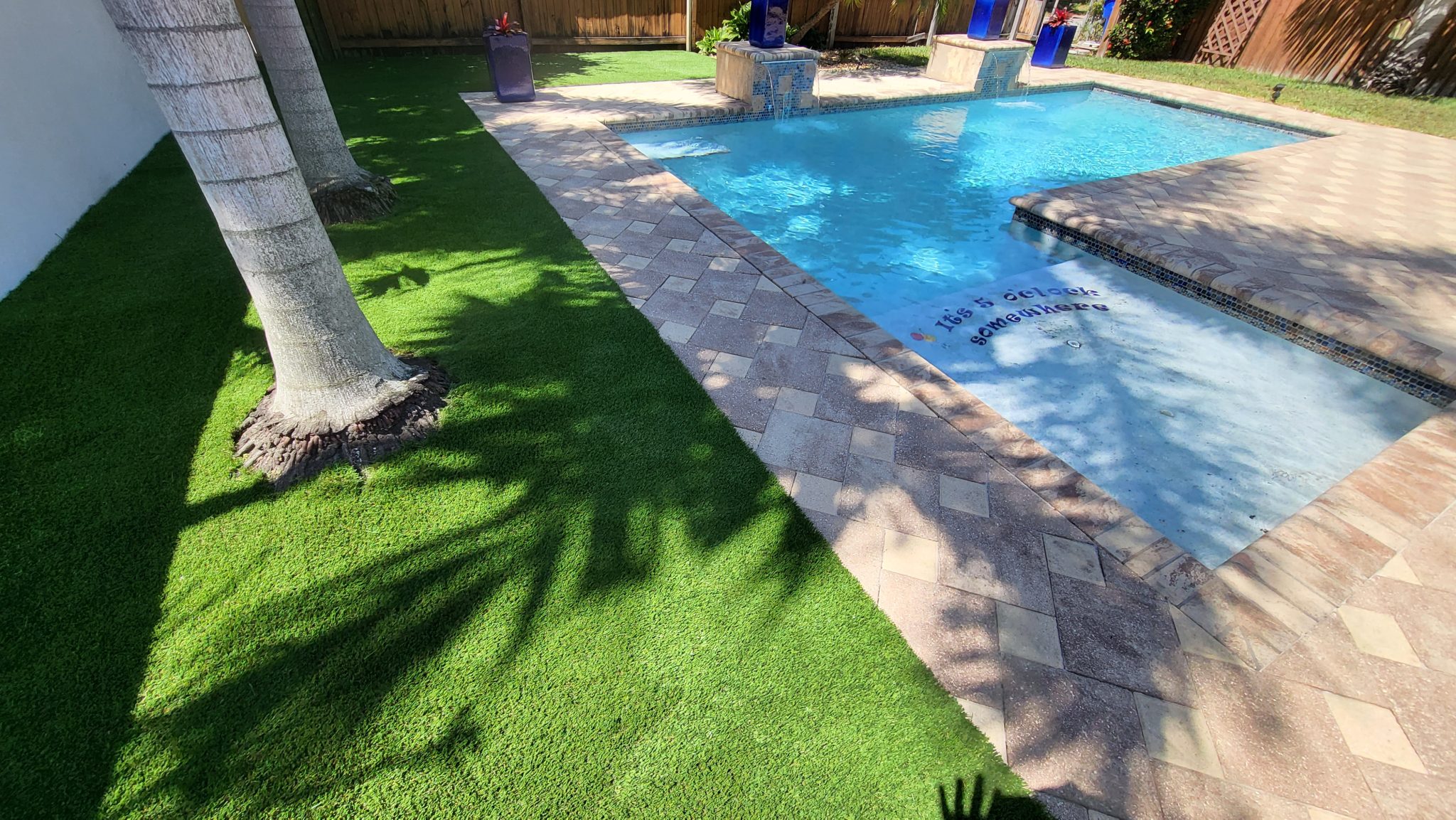 Why Are Homeowners Choosing Artificial Grass Around Pools? - Ben Turf Landscaping
